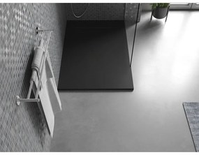 Mexen Otto, SMC obdélníková sprchová vanička 100 x 90 cm, černá, 4N709010