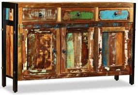 Příborník masivní recyklované dřevo 120 x 35 x 76 cm 243984