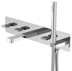 Steinberg 230 - Vanová baterie pod omítku, pro 2 spotřebiče, s tělesem, chrom 230 2692