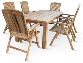 Nábytek Texim Zahradní nábytek America teak set 1+6