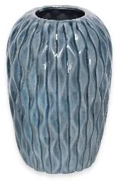 Váza porcelán 20cm šedomodrá