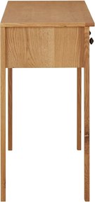 Toaletní stolek 110 x 40 x 75 cm masivní dubové dřevo 327437