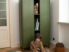 Designová vitrína DOT khaki