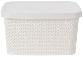 Úložný koš Simple plus 27 cm bílý