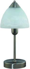 Rabalux Tristan stolní lampa max. 1x40W, E14, IP20, saténový chrom
