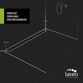 Laveo Basso, lineární odtok s mřížkou 90 cm, ocelová, LAV-COB_291D