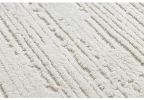 koberec SEVILLA AC53B pruhy bílá střapce, Berber, Maroko, Shaggy velikost 200x290 cm | krásné koberce cz