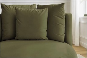 Zelené sametové křeslo Cesar – Bobochic Paris