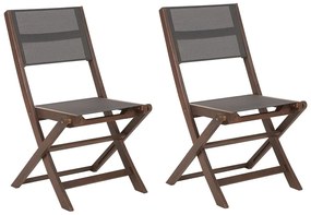 Set 2 ks zahradních židlí Canela (šedá). 1078358