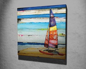 Obraz na plátně Windsurfing KC211 45x45 cm