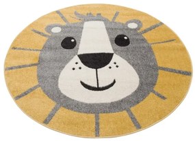 Kusový koberec dětský kulatý HPM0020-KR - průměr 140 cm