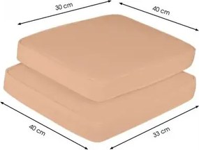 FIELDMANN FDZN 9017 / Sada polštárů krémová / pro židli setu ALICE  FD