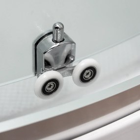 Roltechnik Outlet Čtvrtkruhový sprchový box NOVA Varianta: rozměry: 90x90 cm - (NOVA-900 - 4000943), Barva profilů a typ výplně: profily: brillant, výplň: Matt glass