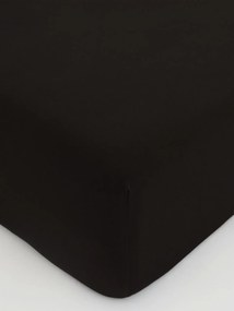 MK Lůžkoviny Jersey prostěradlo Classic 220 × 200 cm - tmavě hnědá