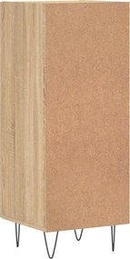 vidaXL Příborník 34,5 x 34 x 90 cm kompozitní dřevo [828535] Barva: kouřový dub