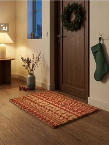 Sinsay - Rohožka s vánočním motivem - hnědá
