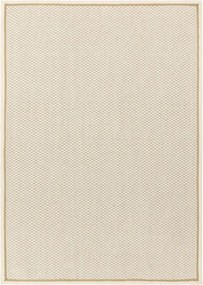 Krémový oboustranný/ručně tkaný běhoun s příměsí vlny 67x240 cm Korra Double Loop – Asiatic Carpets