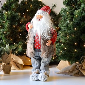 Vánoční dekorace Santa Claus, 58 cm, červená