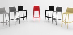 PEDRALI - Vysoká barová židle VOLT 678 DS - černá