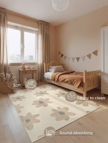 Hanse Home, Dětský koberec Adventures 106417 Cream Beige, 120x170, béžová, dětský pokoj