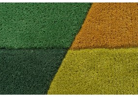 Flair Rugs, Ručně všívaný kusový koberec Illusion Prism Green/Multi kruh, 160x160 (průměr) kruh, vícebarevná, ložnice