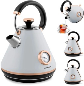 Rychlovarná konvice s teploměrem 1,7 l Berdsen BD-701 šedá