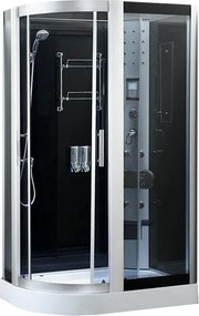 BPS-koupelny Hydromasážní box HYD-Michele 120 L, 120x85 levý bez sauny