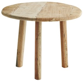 MADAM STOLTZ Konferenční stolek Recycled Wood 45 cm, přírodní barva, dřevo