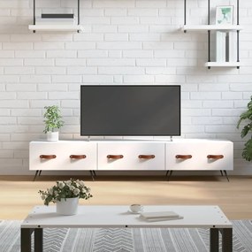 TV skříňka bílá 150 x 36 x 30 cm kompozitní dřevo - Default Title