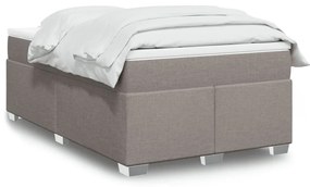 Box spring postel s matrací taupe 120x200 cm textil 3285127