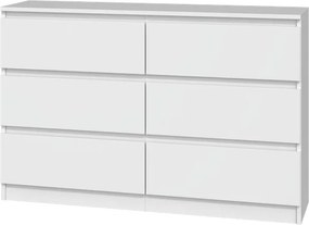 FALCO Komoda Malvína M6 120 bílá