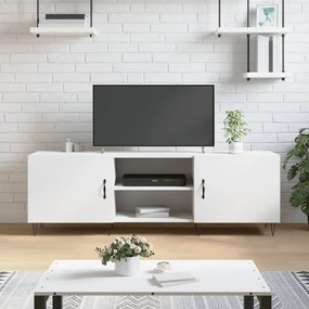 TV skříňka bílá 150 x 30 x 50 cm kompozitní dřevo