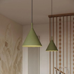 Sollux Lighting Závěsné svítidlo NOX 25 olivově zelené