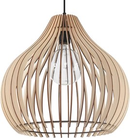 Sollux Lighting Závěsné svítidlo APRILLA dřevo