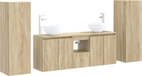 Sada koupelnového nábytku 5 ks Dub sonoma 33 x 34,5 x 100 cm 3405985