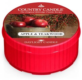 Country Candle Vonná Svíčka Apple & Teakwood, 35 g