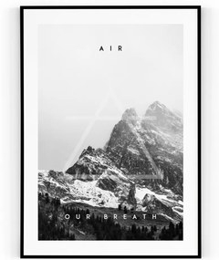 Plakát / Obraz Air S okrajem Pololesklý saténový papír 210 g/m² A4 - 21 x 29,7 cm