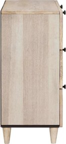 Servírovací skříň 3 ks 180 x 33,5 x 75 cm Bílá 3310071