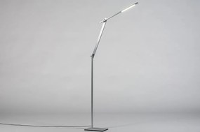 Stojací LED lampa Ariett Silver