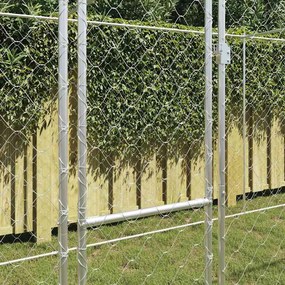 Klec pro psa Stříbrná 800 x 200 x 200 cm Pozinkovaná ocel 3368311