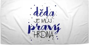 Sablio Ručník Děda je můj pravý hrdina - 30x50 cm