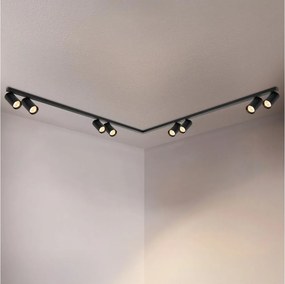 Brilagi - Bodové svítidlo SELE LONG 8xGU10/30W/230V černá