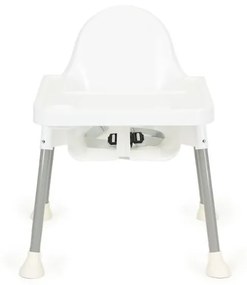 Židle na krmení 2v1 bílá