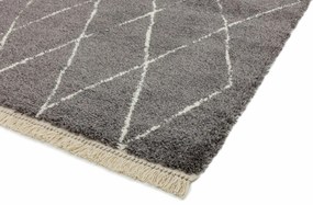 Šedý  koberec Lever Grey Diamond Rozměry: 200x290 cm