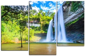 Obraz na plátně - Huai Luang vodopád 1228C (105x70 cm)