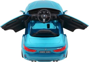 Ramiz Dětské elektrické autíčko BMW X6M lakované - modré SUV + dálkové ovládání