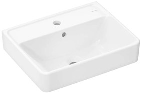 Hansgrohe Xanuia Q - Umývátko 50x39 cm, s přepadem, otvor pro baterii, SmartClean, bílá 61008450