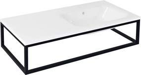 Sapho SKA konzole pod umyvadlo/desku 100 x 22 x 51 cm černá mat SKA810