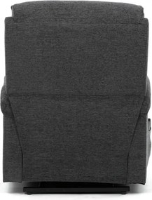Polohovací křeslo šedé, elektrické TV-S8348 GREY2
