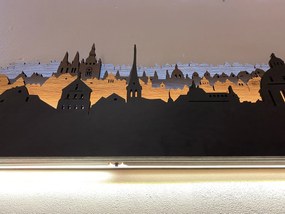 Li-Go "Praha" světelný obraz 230V 125x35cm